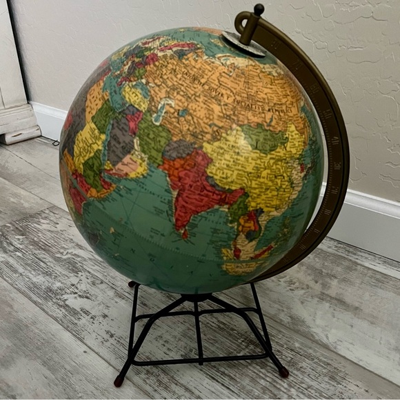replogle | Accents | Replogle 95s 10 Reference Globe Metal Stand ...